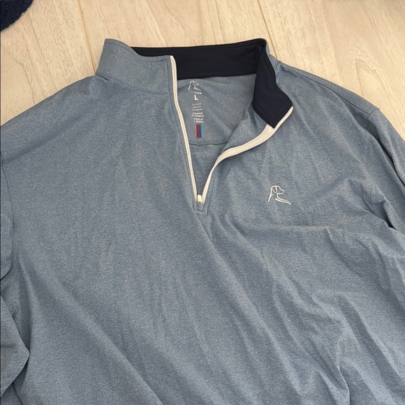Rhoback | Shirts | Mens Rhoback Blue Quarterzip Shirt Size Large | Poshmark